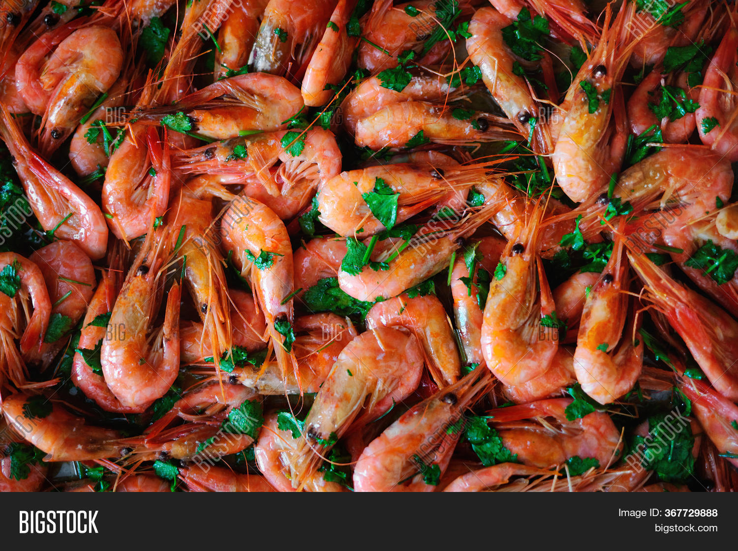 Fresh Boiled Prawns Image & Photo (Free Trial) | Bigstock