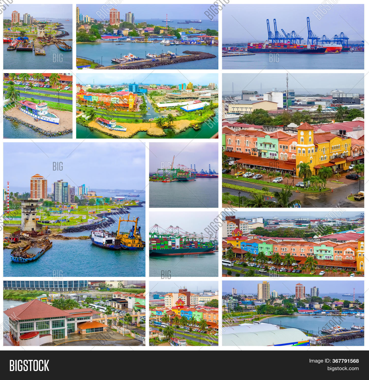 Colon Sea Port On Image & Photo (Free Trial) | Bigstock