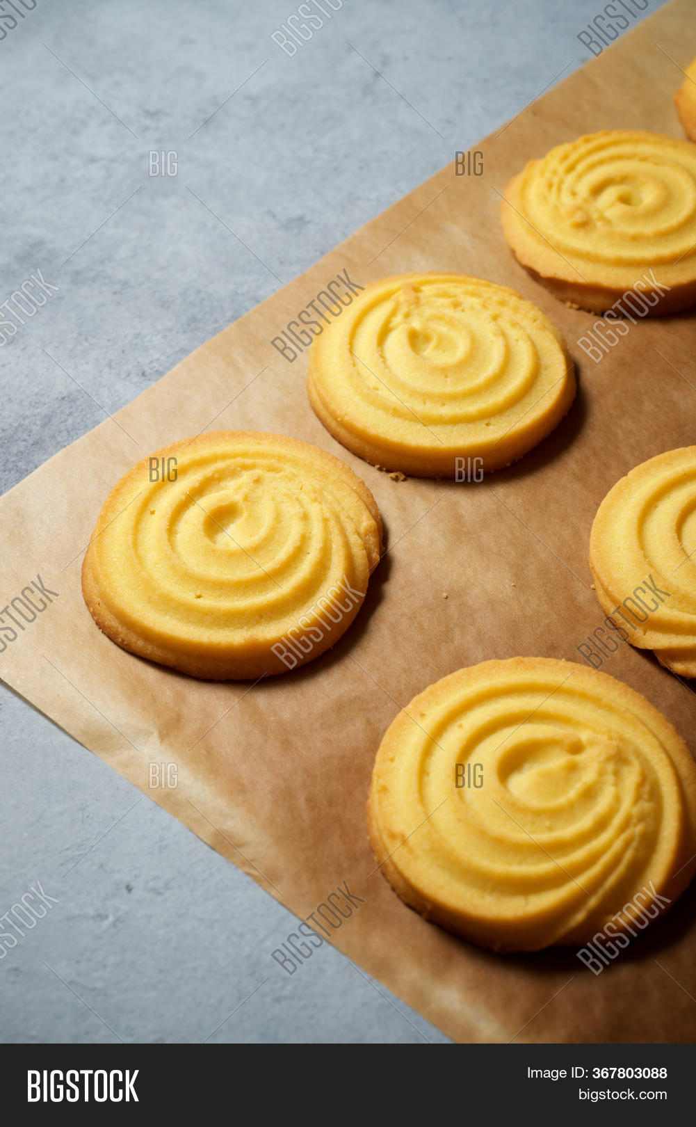 Butter Cookies On Image & Photo (Free Trial) | Bigstock