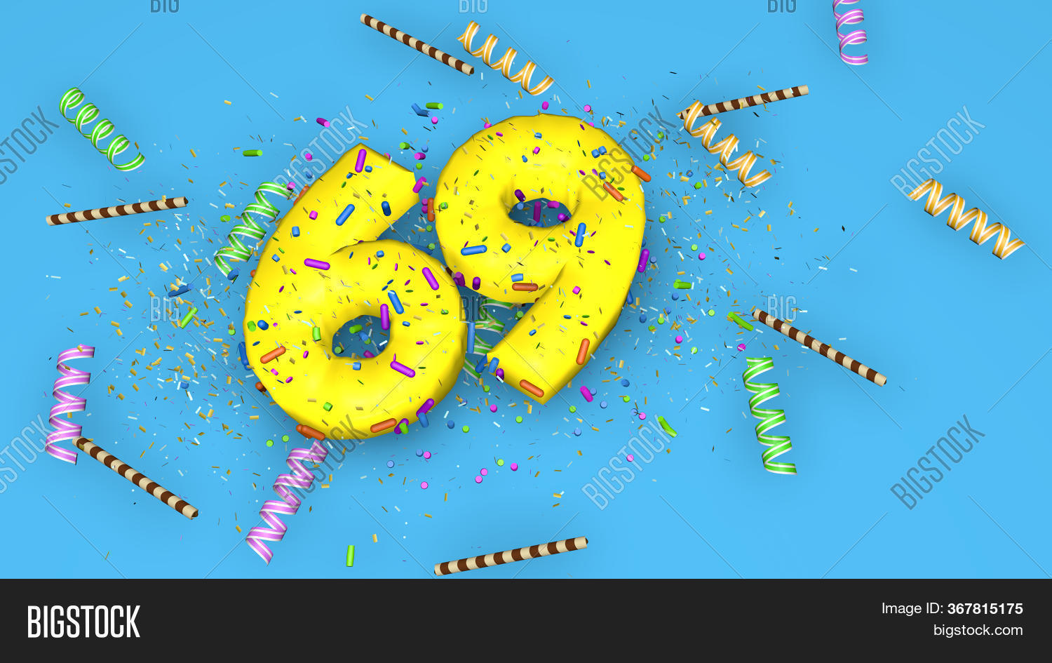 Number 69 Birthday, Image & Photo (Free Trial) | Bigstock