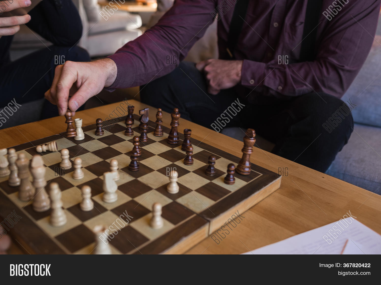 Men Play Chess Stylish Image & Photo (Free Trial) | Bigstock
