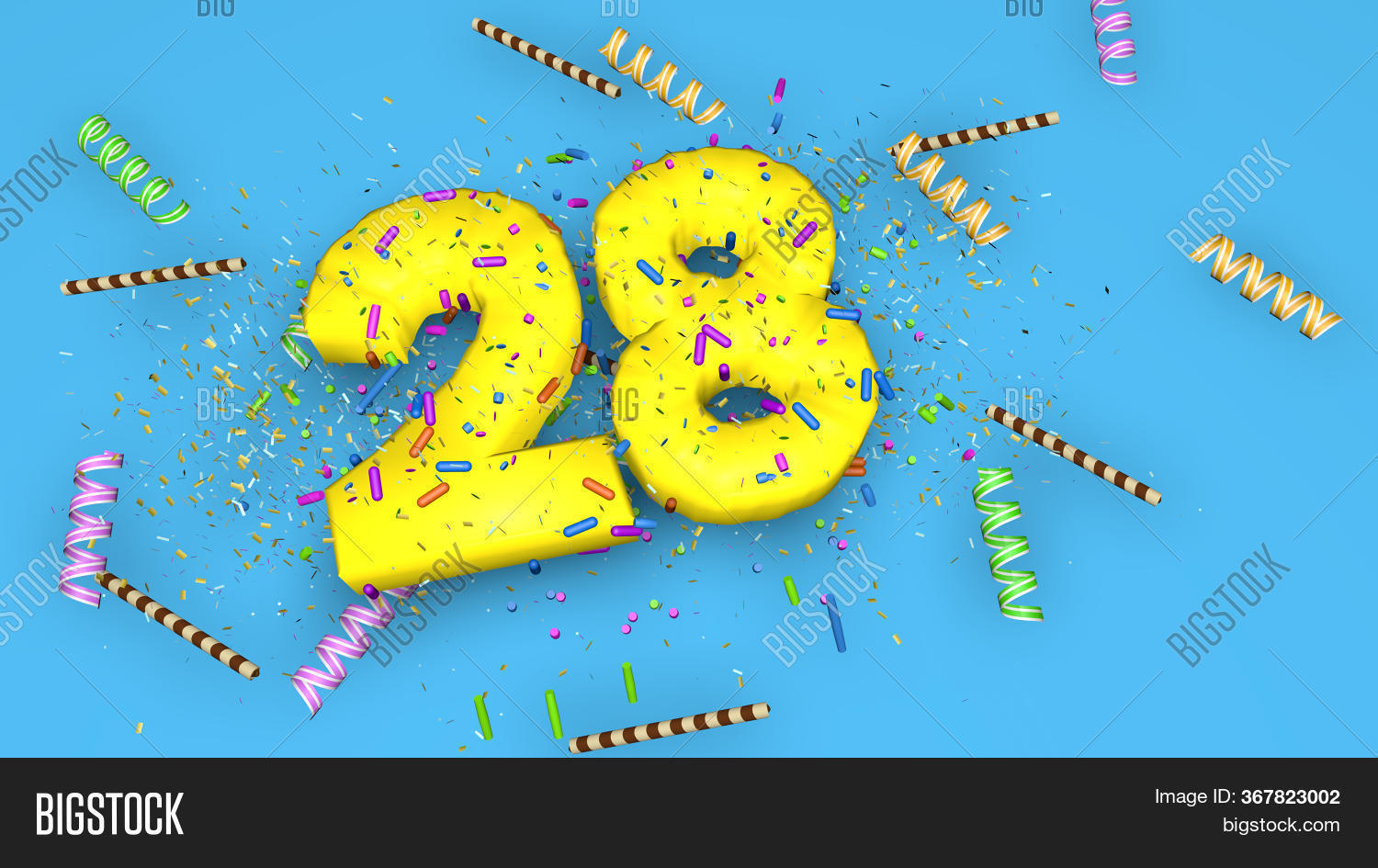 Number 28 Birthday, Image & Photo (Free Trial) | Bigstock