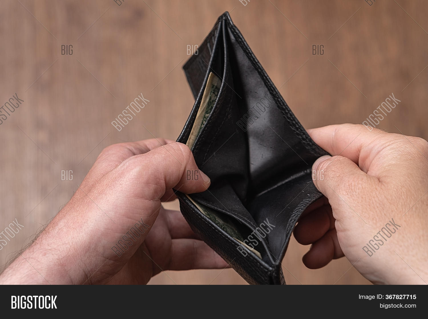 Empty Leather Wallet Image & Photo (Free Trial) | Bigstock