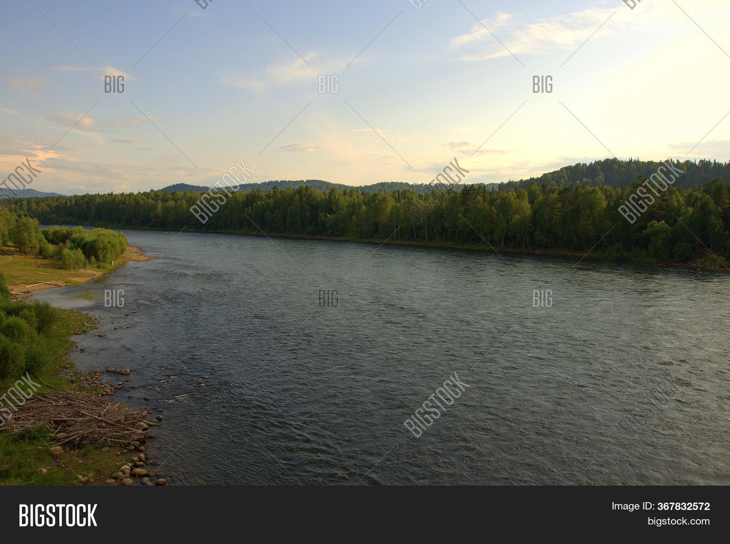 Flat Shore Calm Wide Image & Photo (Free Trial) | Bigstock