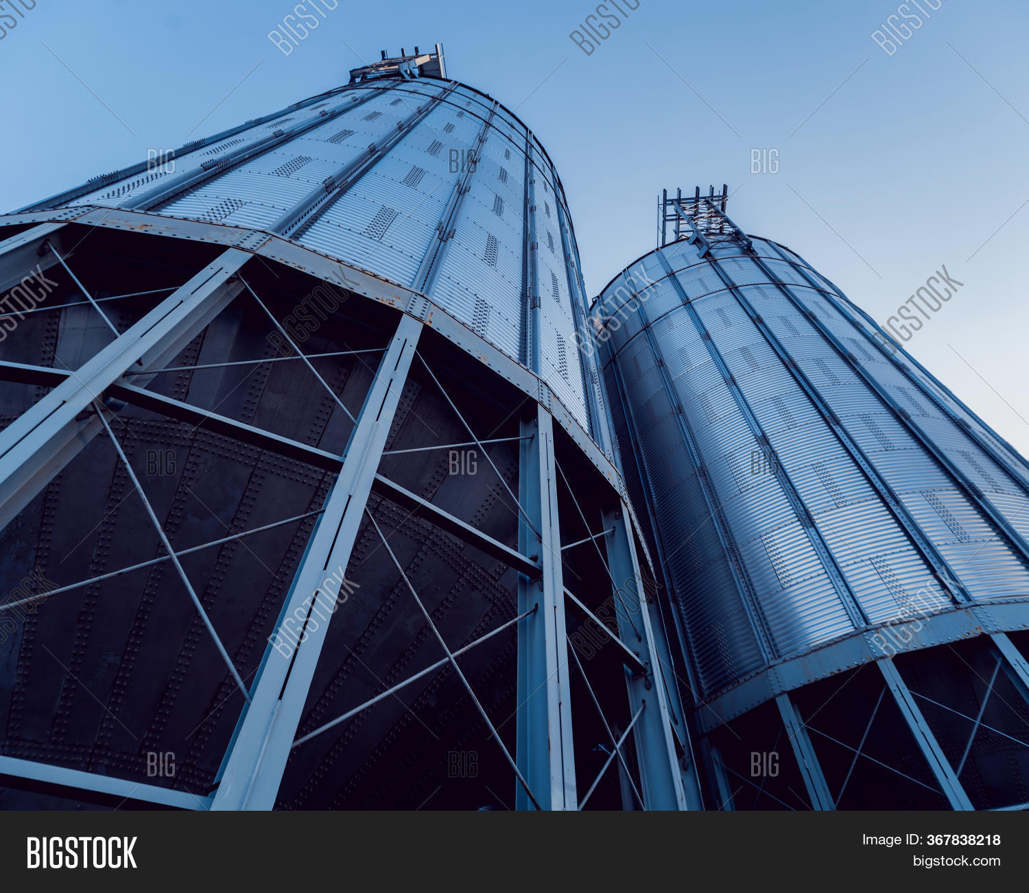 Modern Silos Storing Image & Photo (Free Trial) | Bigstock