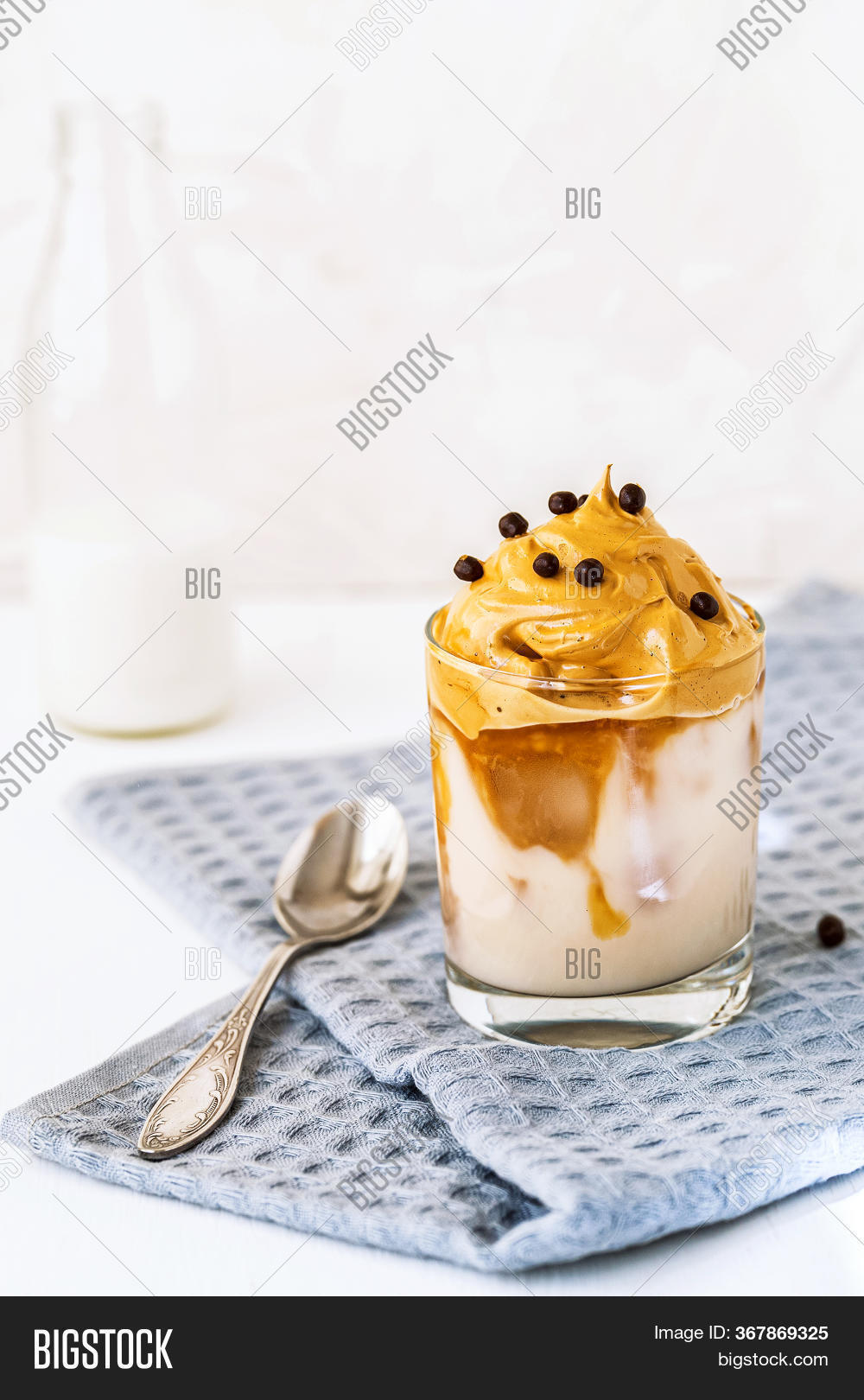 Iced Dalgona Coffee, Image & Photo (Free Trial) | Bigstock