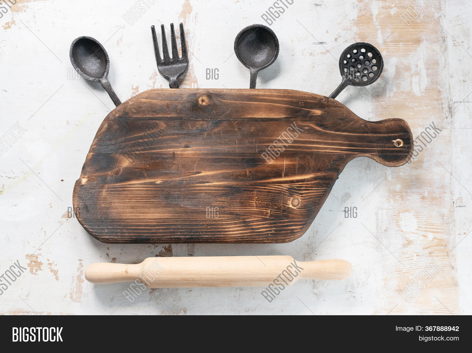 Old Cutting Board Copy Image & Photo (Free Trial) | Bigstock