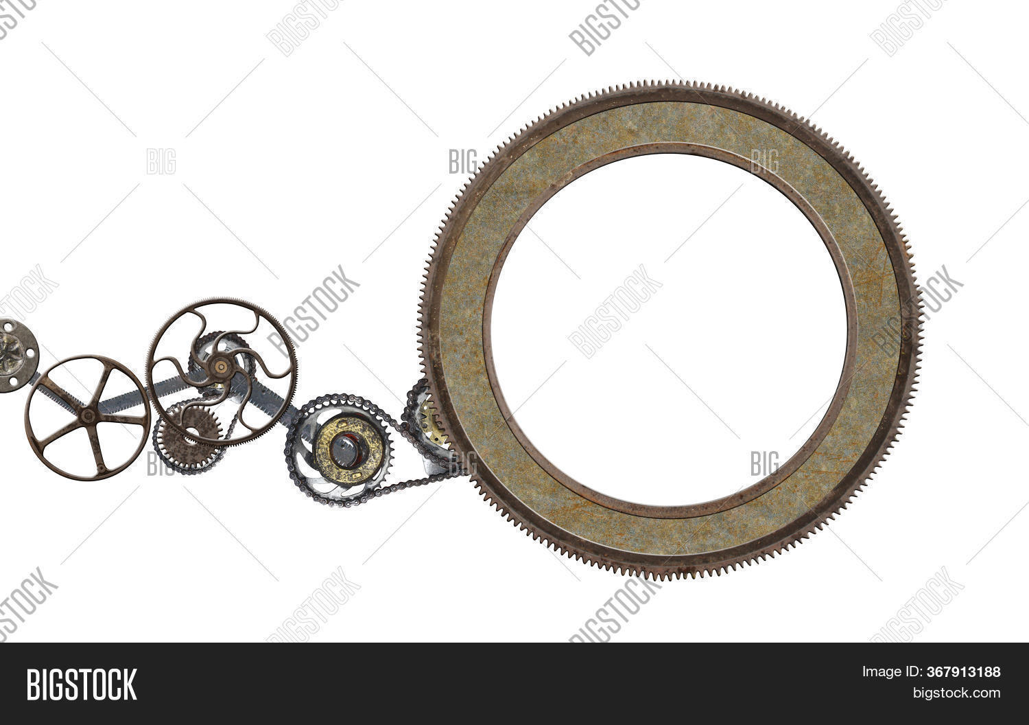 Metallic Round Frame Image & Photo (Free Trial) | Bigstock