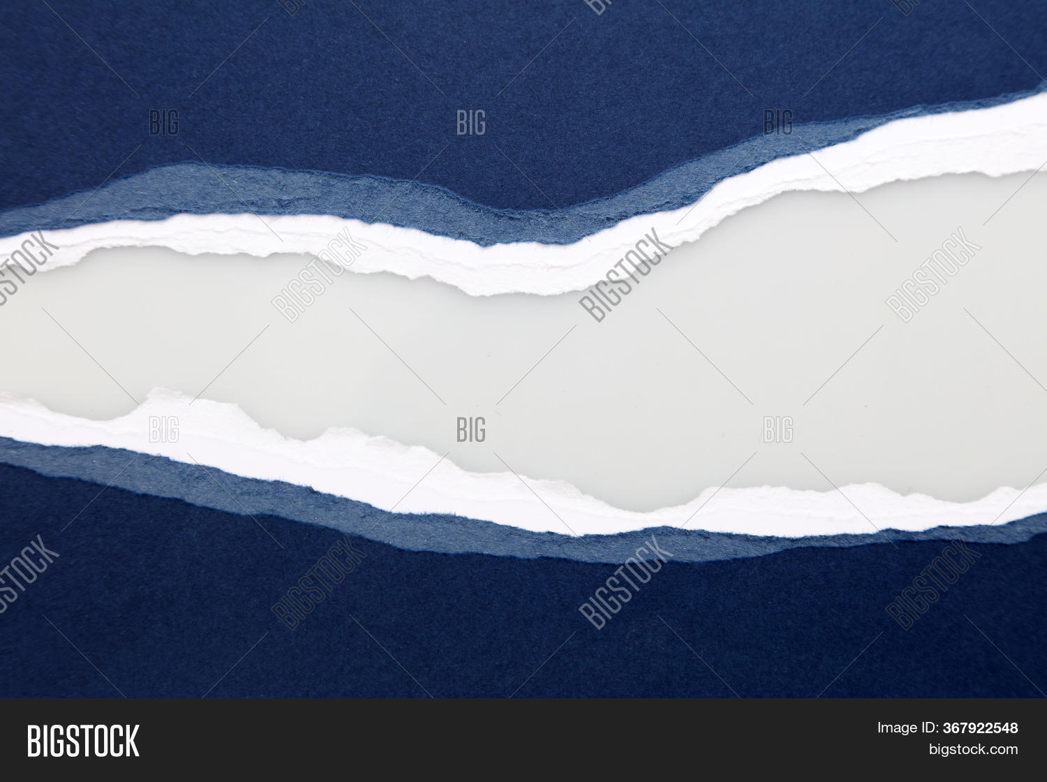 Ripped Paper On Plain Image & Photo (Free Trial) | Bigstock