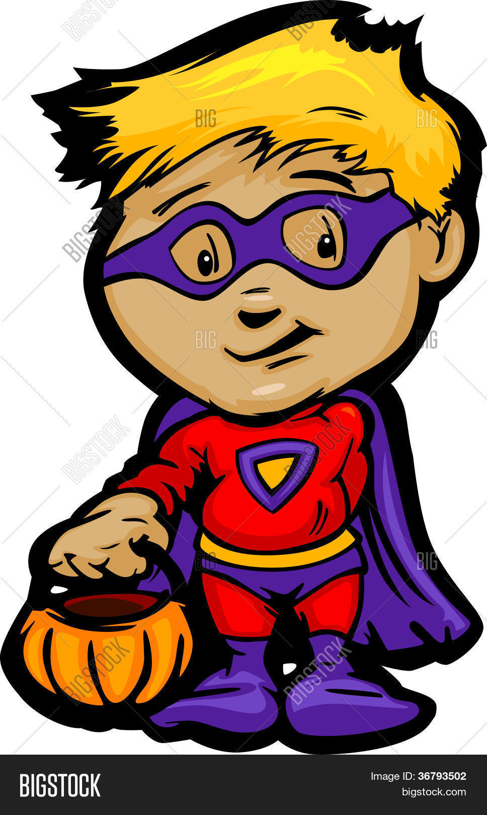 Cute Halloween Boy Vector & Photo (Free Trial) | Bigstock