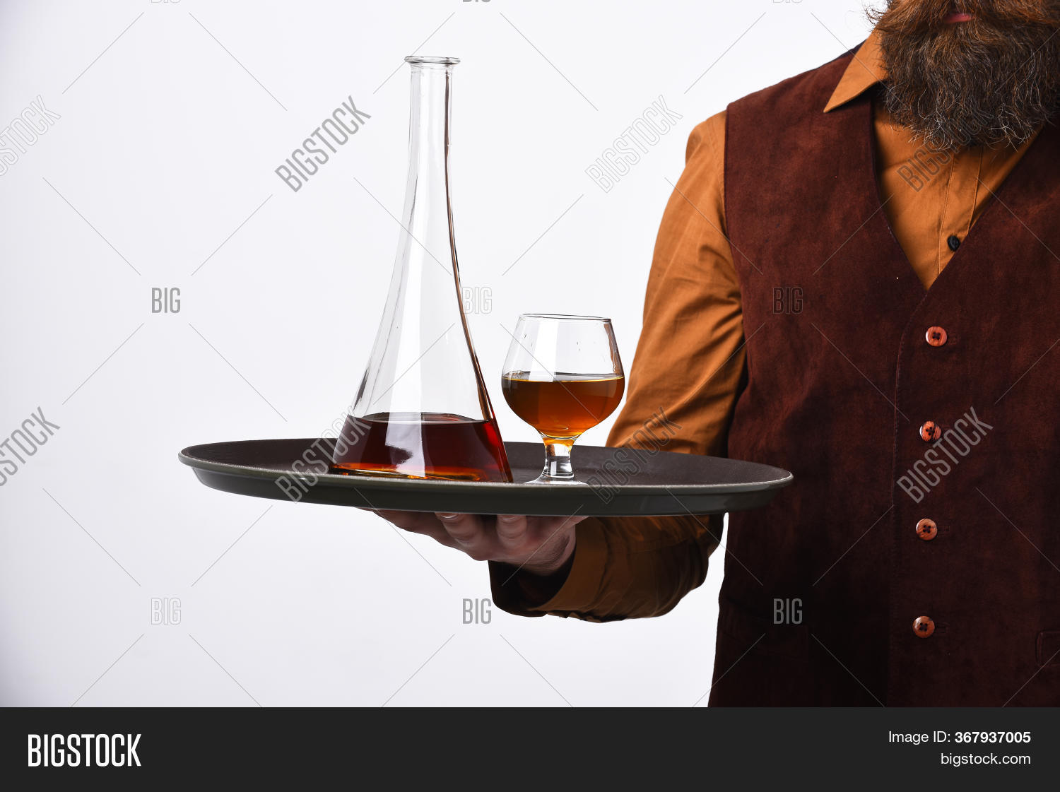 Barman Vintage Suede Image & Photo (Free Trial) | Bigstock