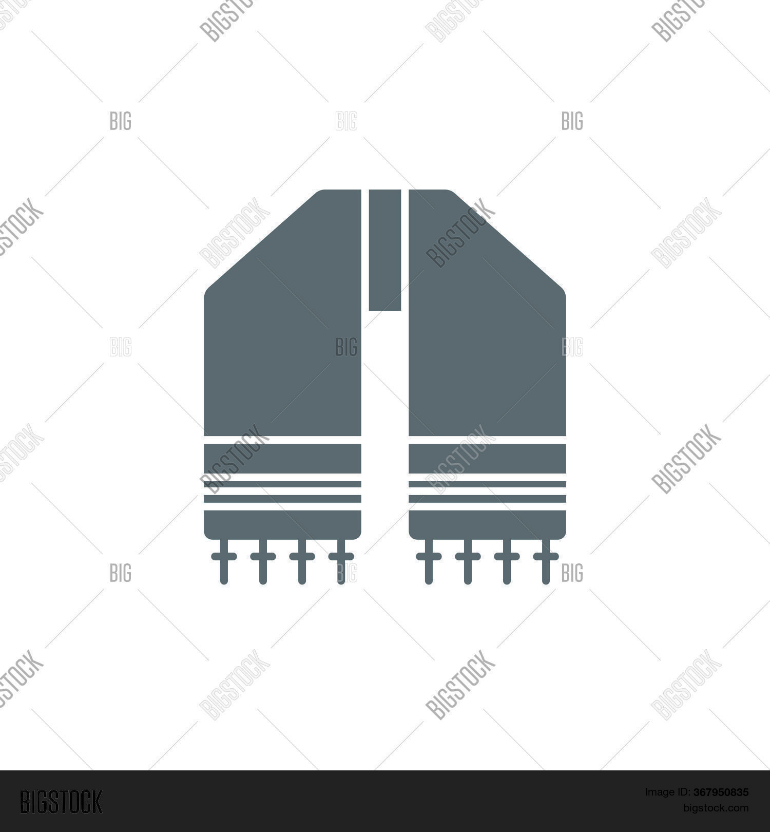 Hebrew Tallit Vector Vector & Photo (Free Trial) | Bigstock