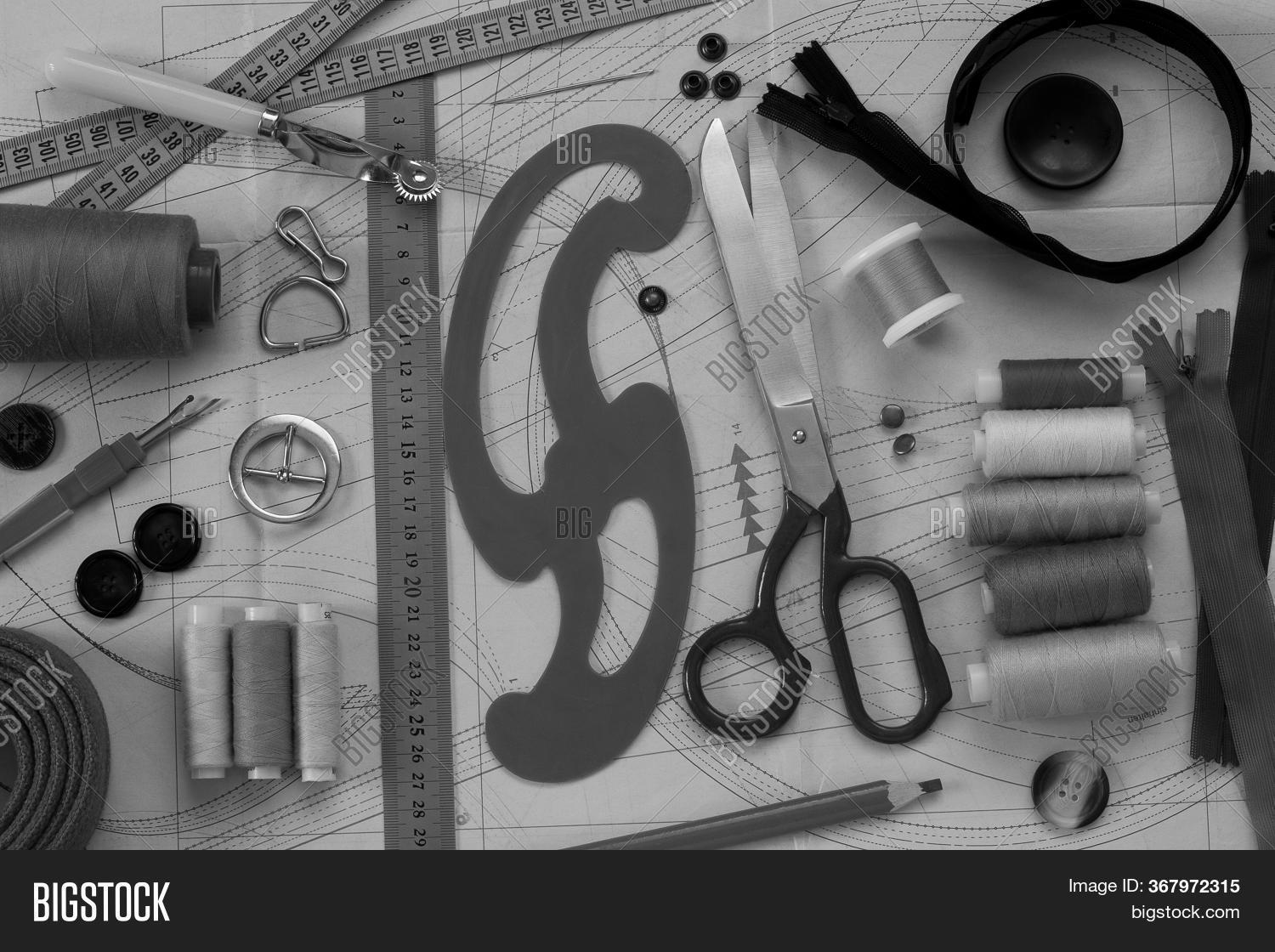 Set Cutting Sewing Image & Photo (Free Trial) | Bigstock