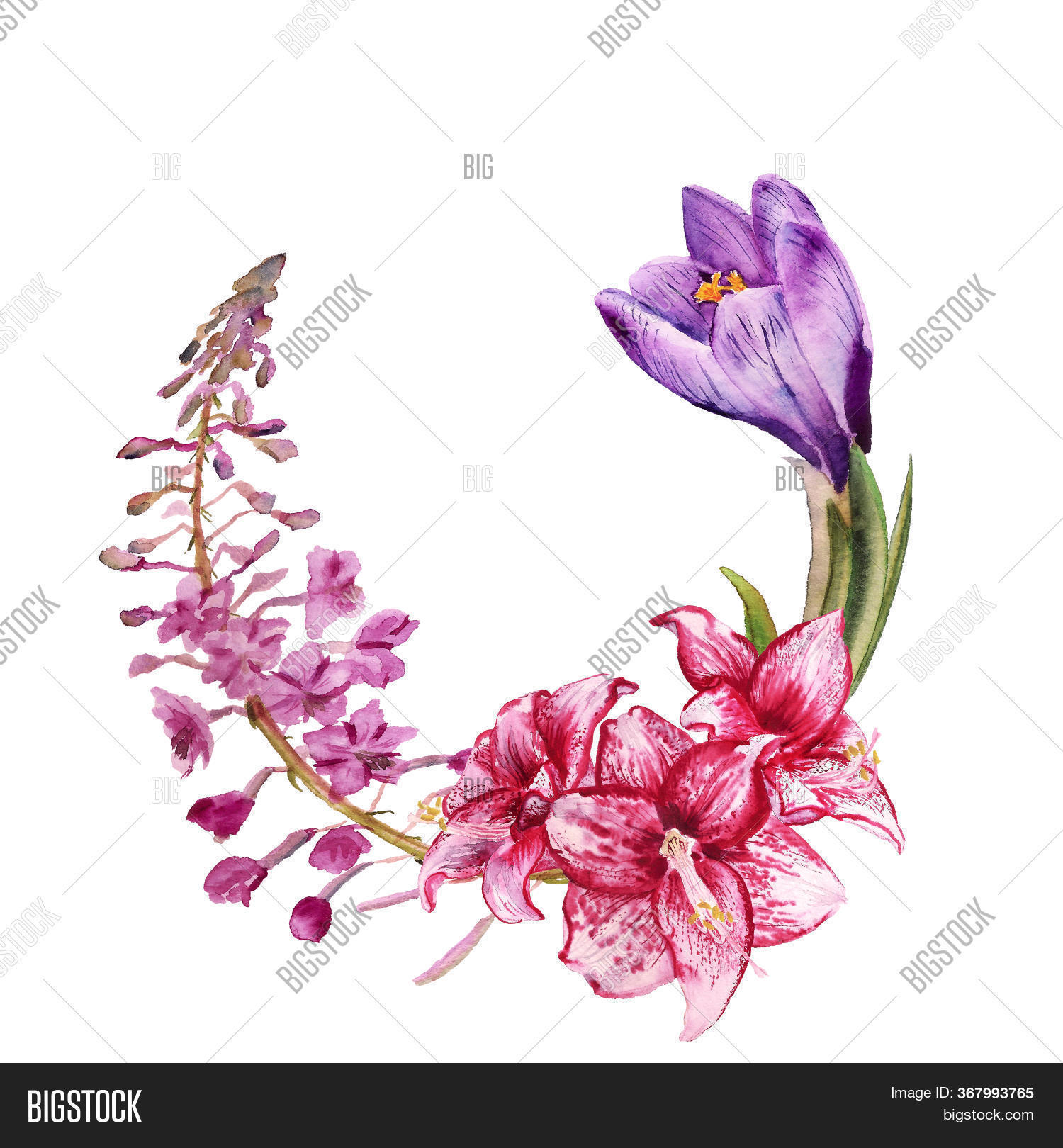 Wreath Flower Frame Image & Photo (Free Trial) | Bigstock