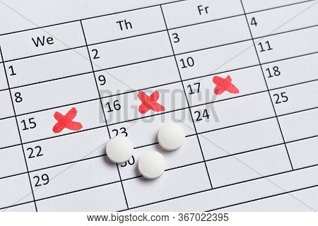 Pills Pain During Pms Image & Photo (Free Trial) | Bigstock
