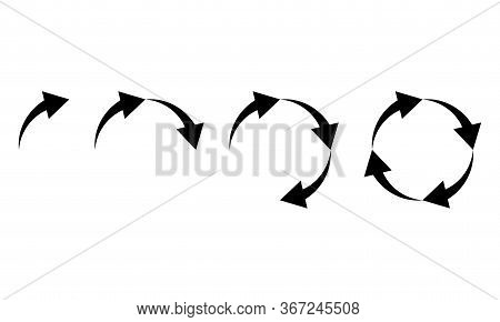 Arrow Circle Icons Vector & Photo (free Trial) | Bigstock