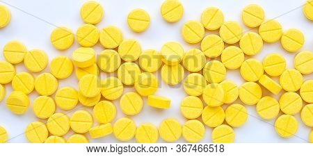 Yellow Tablets Image & Photo (Free Trial) | Bigstock