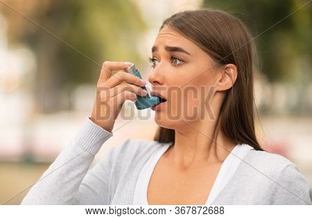 Asthma Disease. Woman Image & Photo (Free Trial) | Bigstock