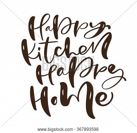 Happy Kitchen Happy Vector & Photo (Free Trial) | Bigstock