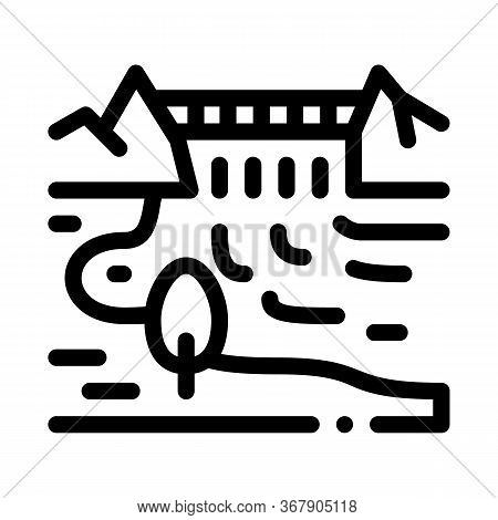Flowing River Icon Vector & Photo (Free Trial) | Bigstock