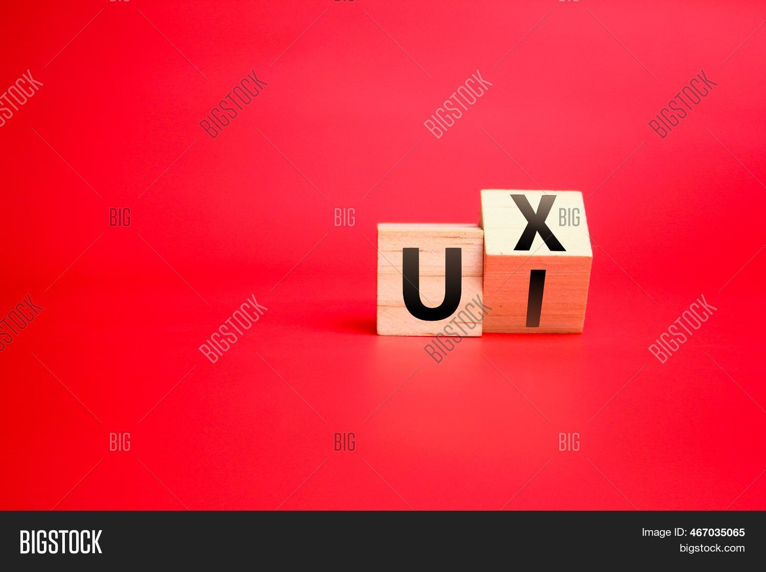 Wooden Cube Ux Ui User Image & Photo (Free Trial) | Bigstock