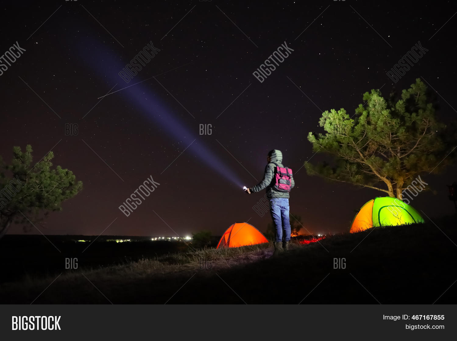 Man Bright Flashlight Image & Photo (Free Trial) | Bigstock