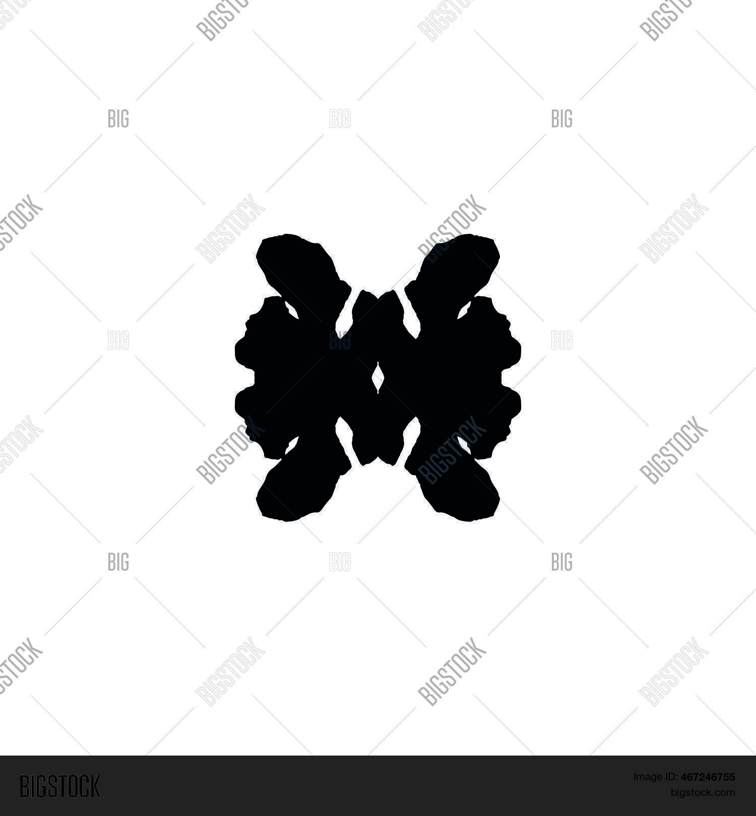 Rorschach Test Icon. Vector & Photo (Free Trial) | Bigstock