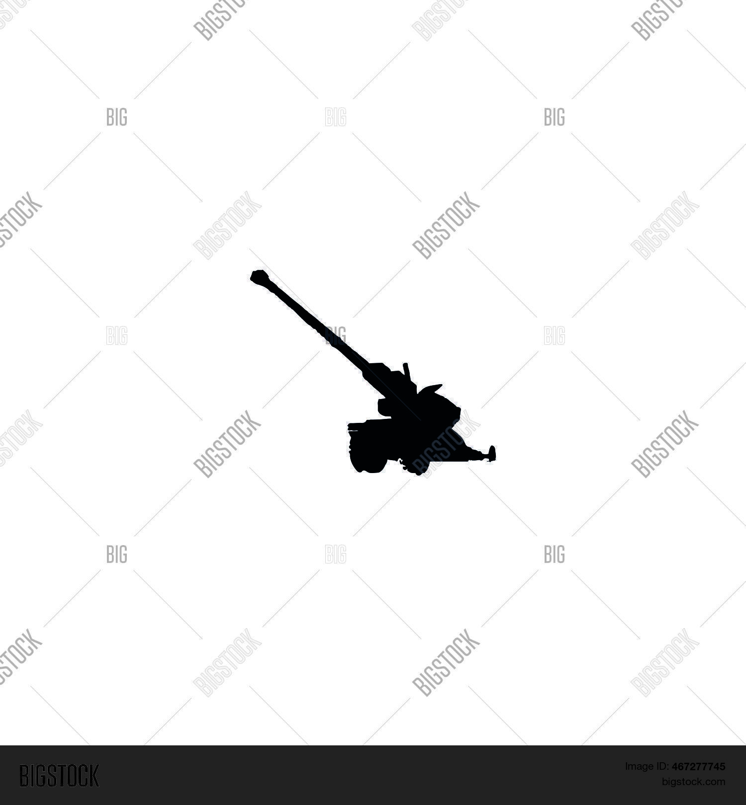 Howitzer Icon. Simple Vector & Photo (Free Trial) | Bigstock