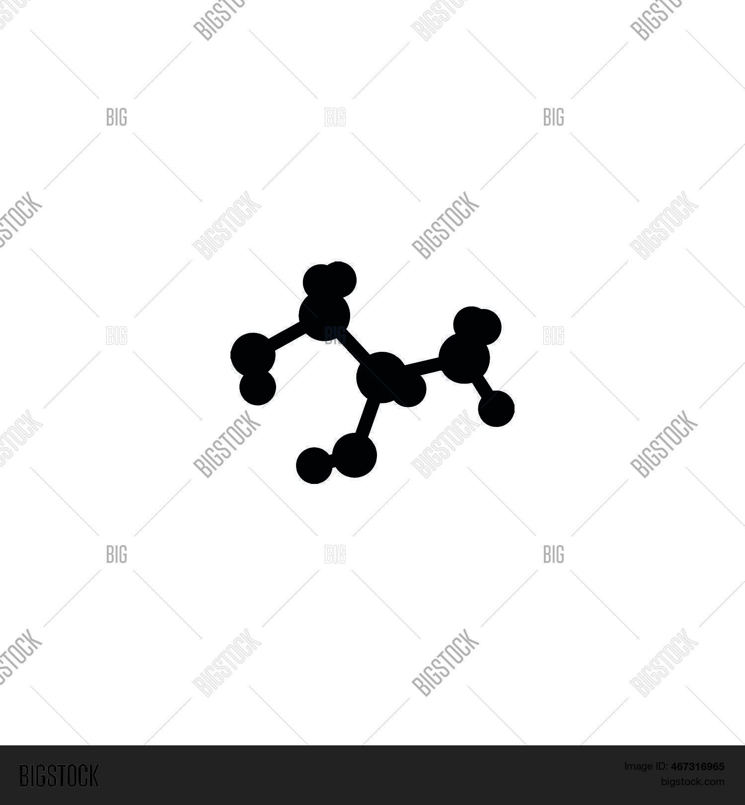 Molecule Icon. Simple Vector & Photo (Free Trial) | Bigstock