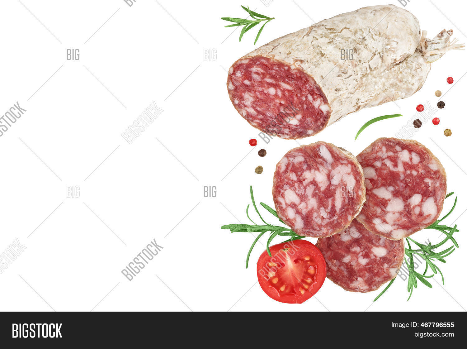 Cured Salami Sausage Image & Photo (Free Trial) | Bigstock