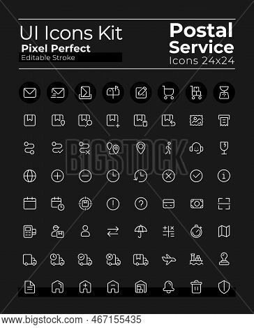 Postal Service Pixel Vector & Photo (Free Trial) | Bigstock