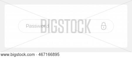 Sign Password Field Vector & Photo (Free Trial) | Bigstock