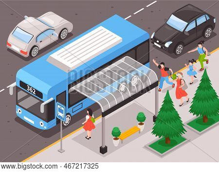 People Running Bus Vector & Photo (Free Trial) | Bigstock