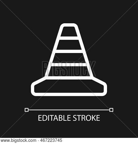 Traffic Cone Pixel Vector & Photo (Free Trial) | Bigstock