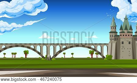 Bridges Landscape Vector & Photo (Free Trial) | Bigstock