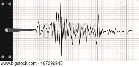 Earthquake Seismic Vector & Photo (Free Trial) | Bigstock