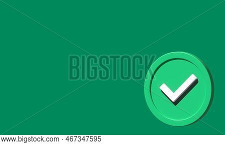 Check Mark 3d Icon. Image & Photo (Free Trial) | Bigstock