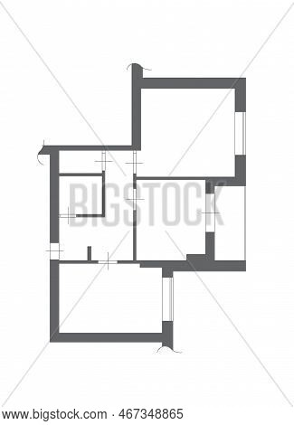 Floor Plan Sketch Image & Photo (Free Trial) | Bigstock