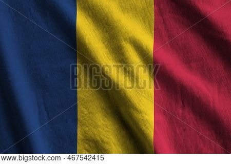 Chad Flag Big Folds Image & Photo (Free Trial) | Bigstock