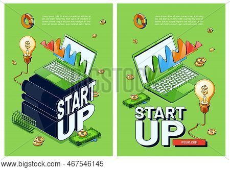 Startup Posters. Vector & Photo (Free Trial) | Bigstock