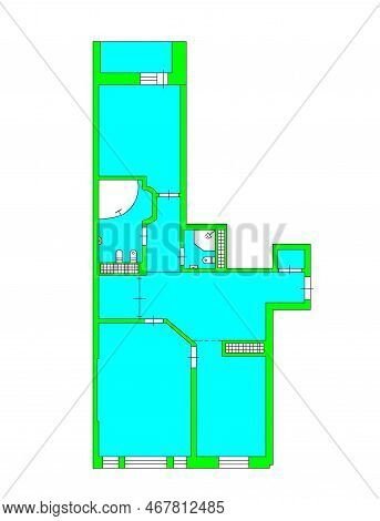 2d Cad Layout Plan Image & Photo (Free Trial) | Bigstock