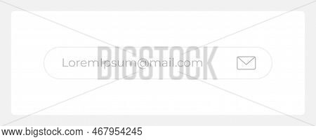 Email Input Field Ui Vector & Photo (Free Trial) | Bigstock