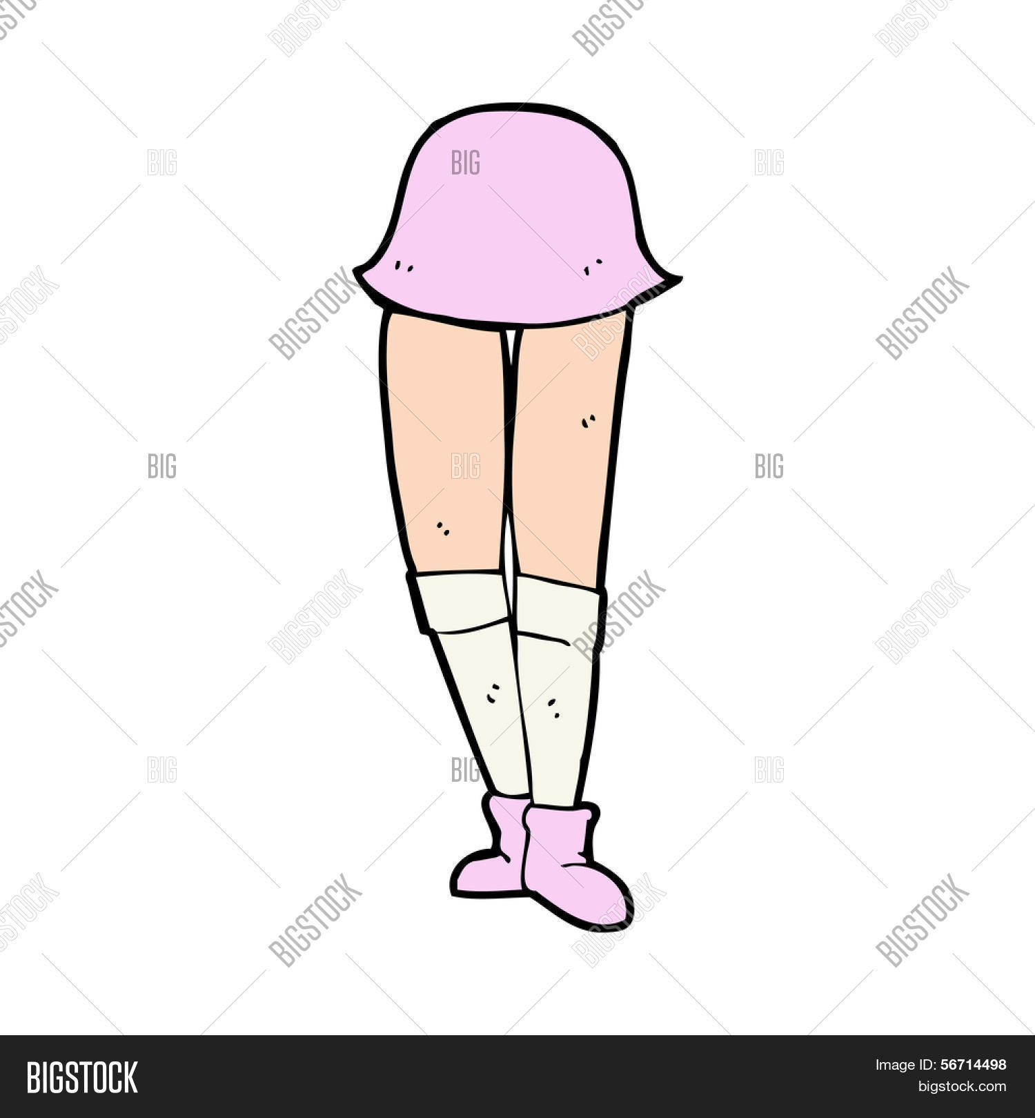 Cartoon Female Legs Image & Photo (Free Trial) | Bigstock