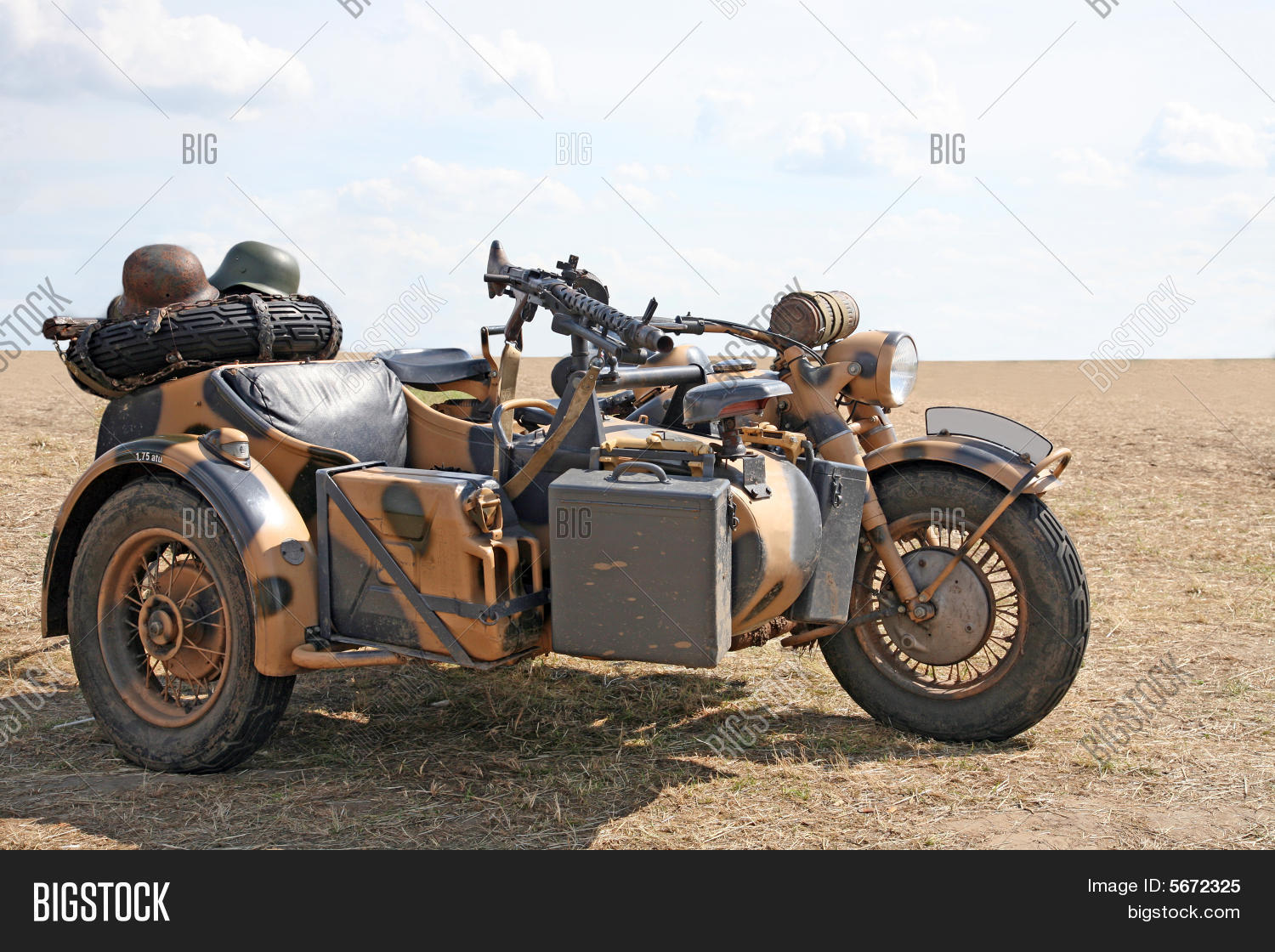 Military Motorcycle Image & Photo (Free Trial) | Bigstock