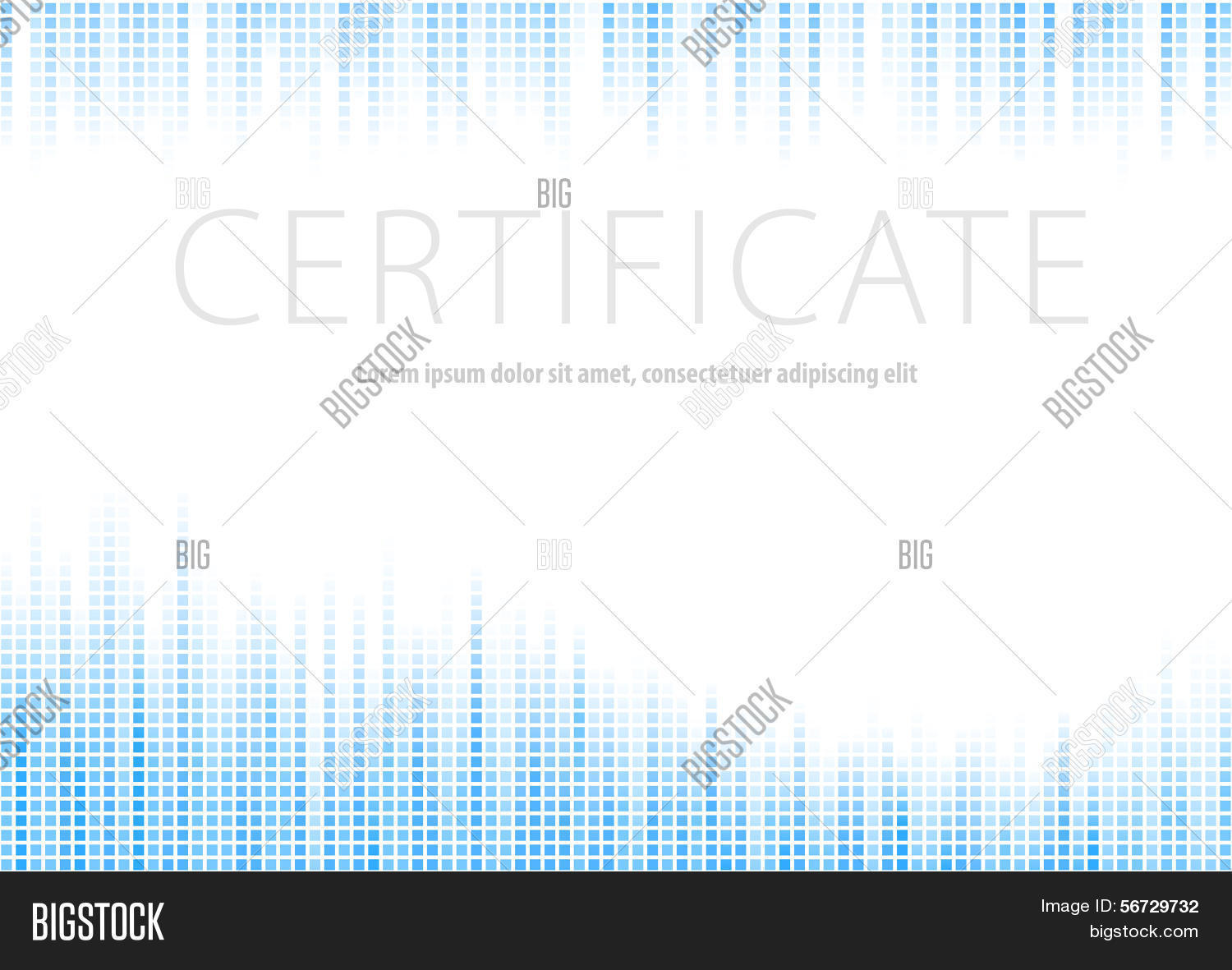 Certificate - Blue Vector & Photo (Free Trial) | Bigstock