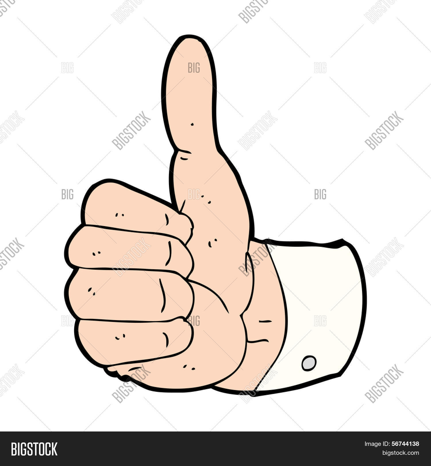 Cartoon Thumbs Symbol Image & Photo (Free Trial) | Bigstock