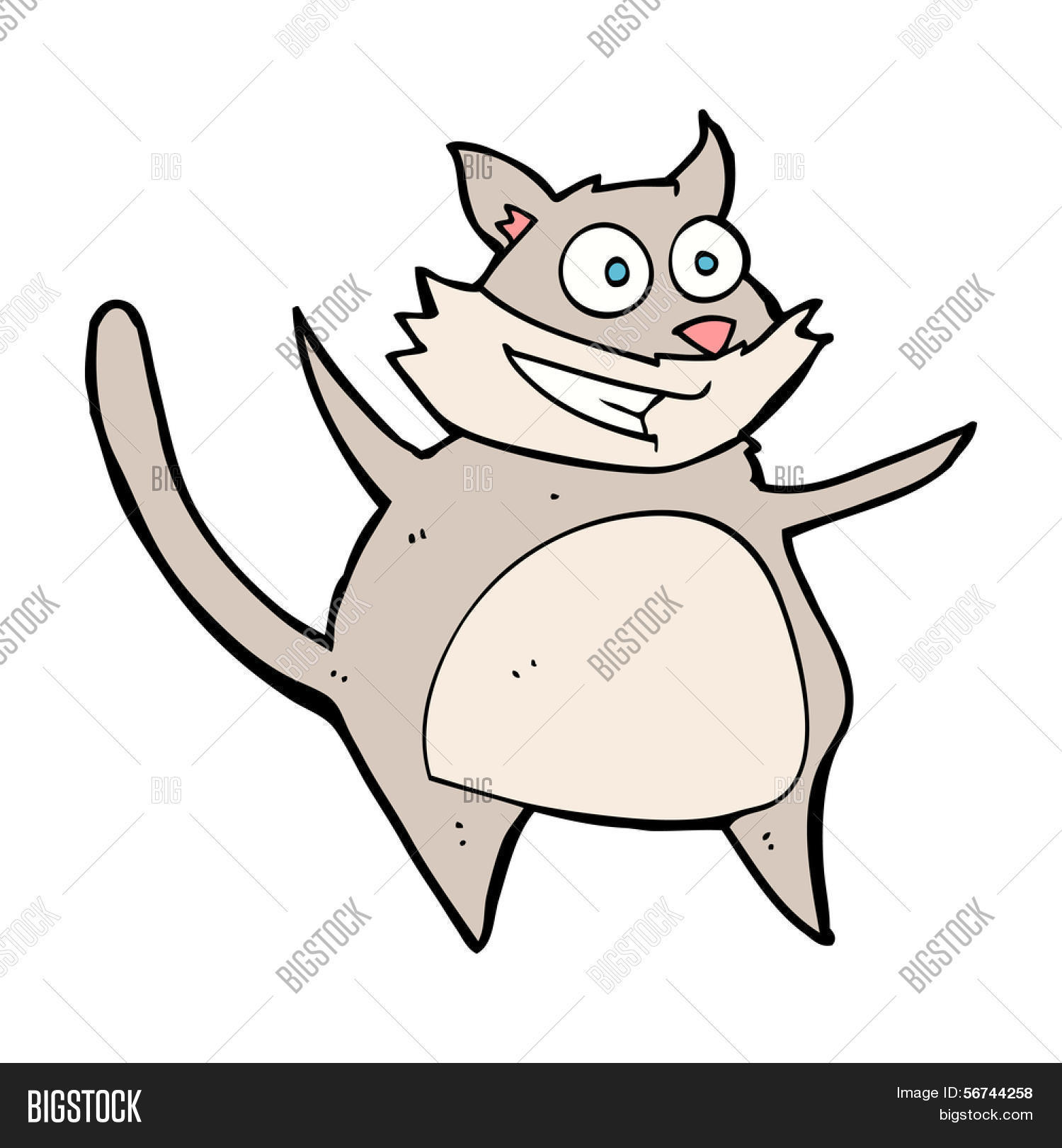 Funny Cartoon Cat Image & Photo (Free Trial) | Bigstock