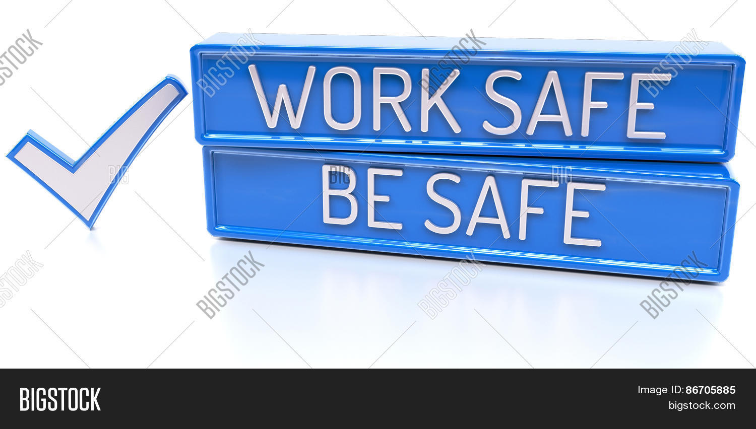 Work Safe Be Safe - 3D Image & Photo (Free Trial) | Bigstock
