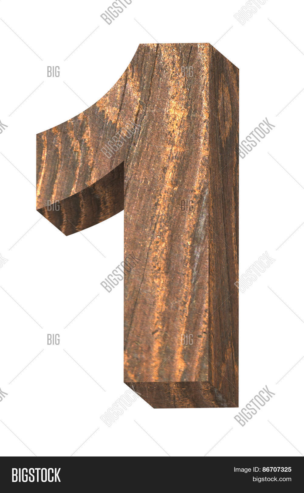 Number Old Pine Wood Image & Photo (Free Trial) | Bigstock