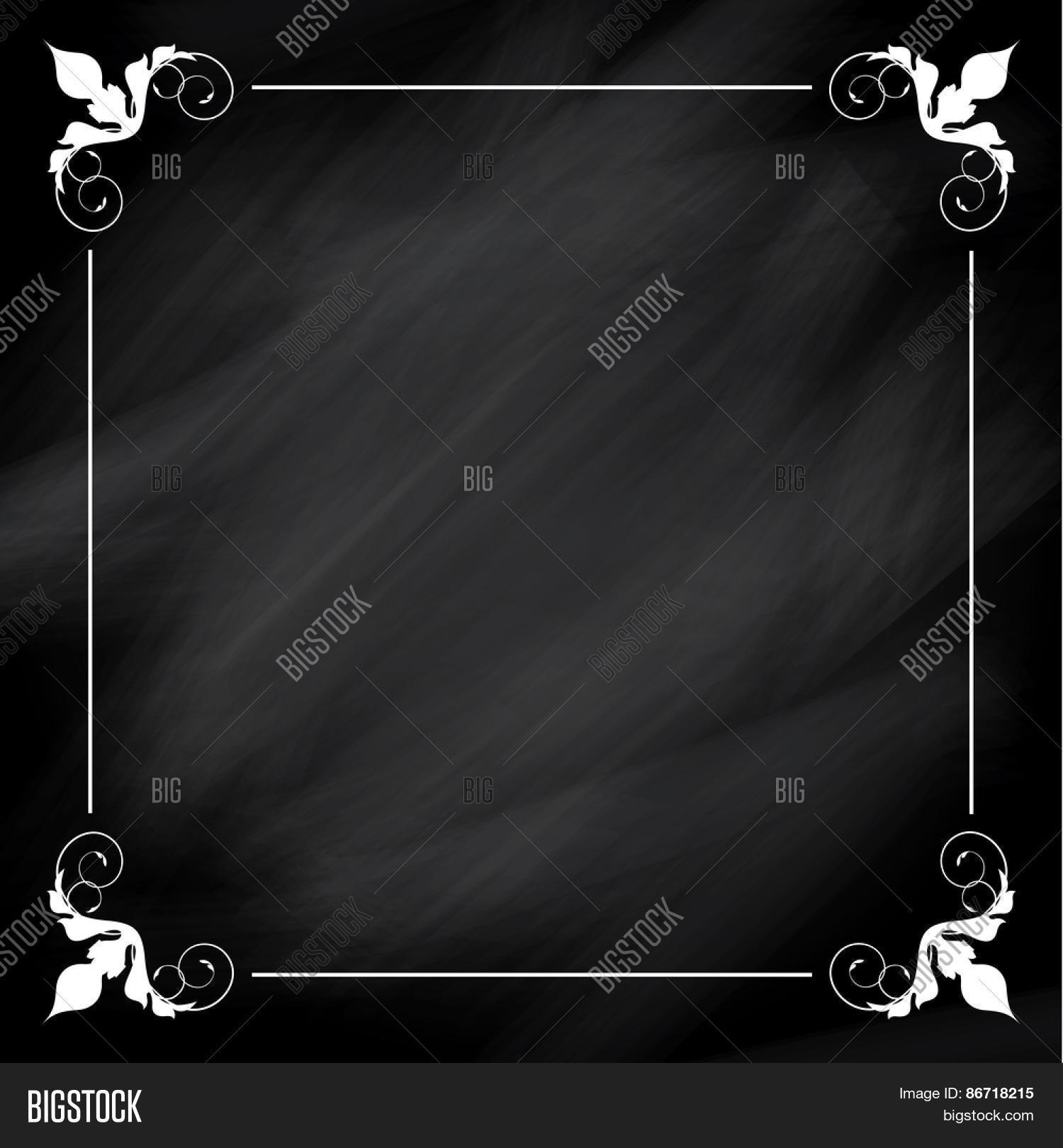 Chalkboard Background Vector & Photo (Free Trial) | Bigstock